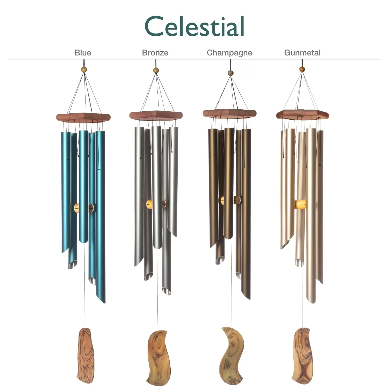 Celestial wind chime tuning has a light and heavenly musical texture